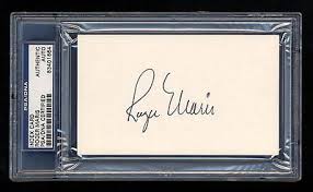 Autographed Cards, Balls, and Memorabilia